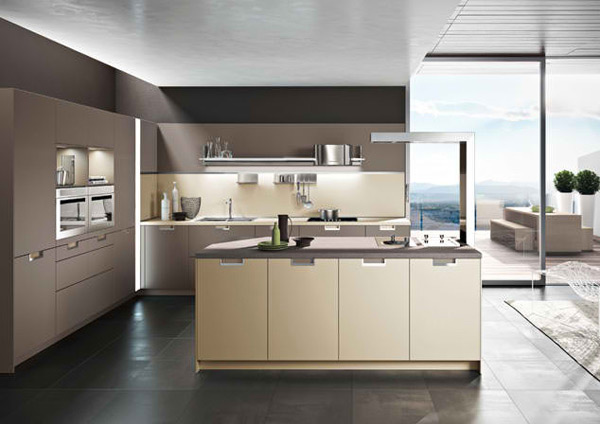 15 Earth-Toned High Gloss Kitchen Designs | Home Design Lover