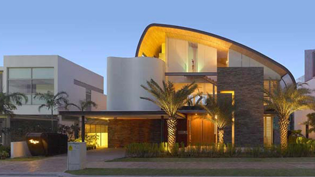 Eco-Friendly Modern Home Nautical Lines in Singapore | Home Design Lover