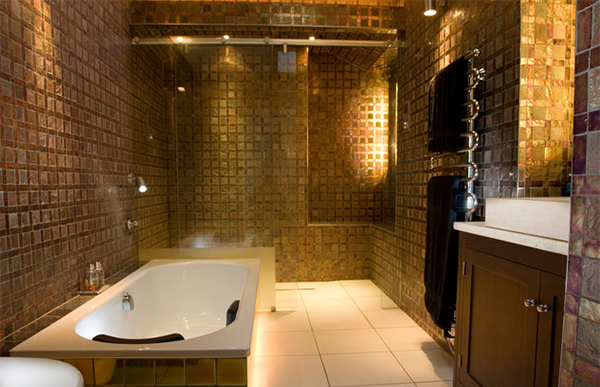 Here Are 20 Ideas to Add Gold in Your Bathroom | Home Design Lover