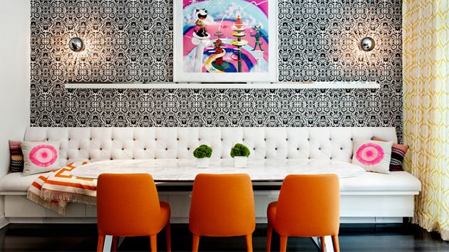 Playing with Patterns: Mixing Prints in 22 Dining Room Designs | Home ...