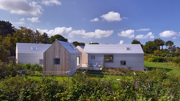 Five Little Houses Comprise a Single Home in Denmark | Home Design Lover