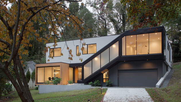 Medlin Residence: A Contemporary Home on a Hill | Home Design Lover