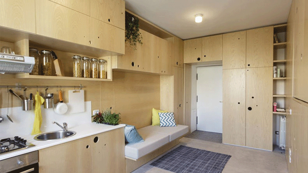 Creative Ideas Maximized the Living Spaces in this Small Apartment ...