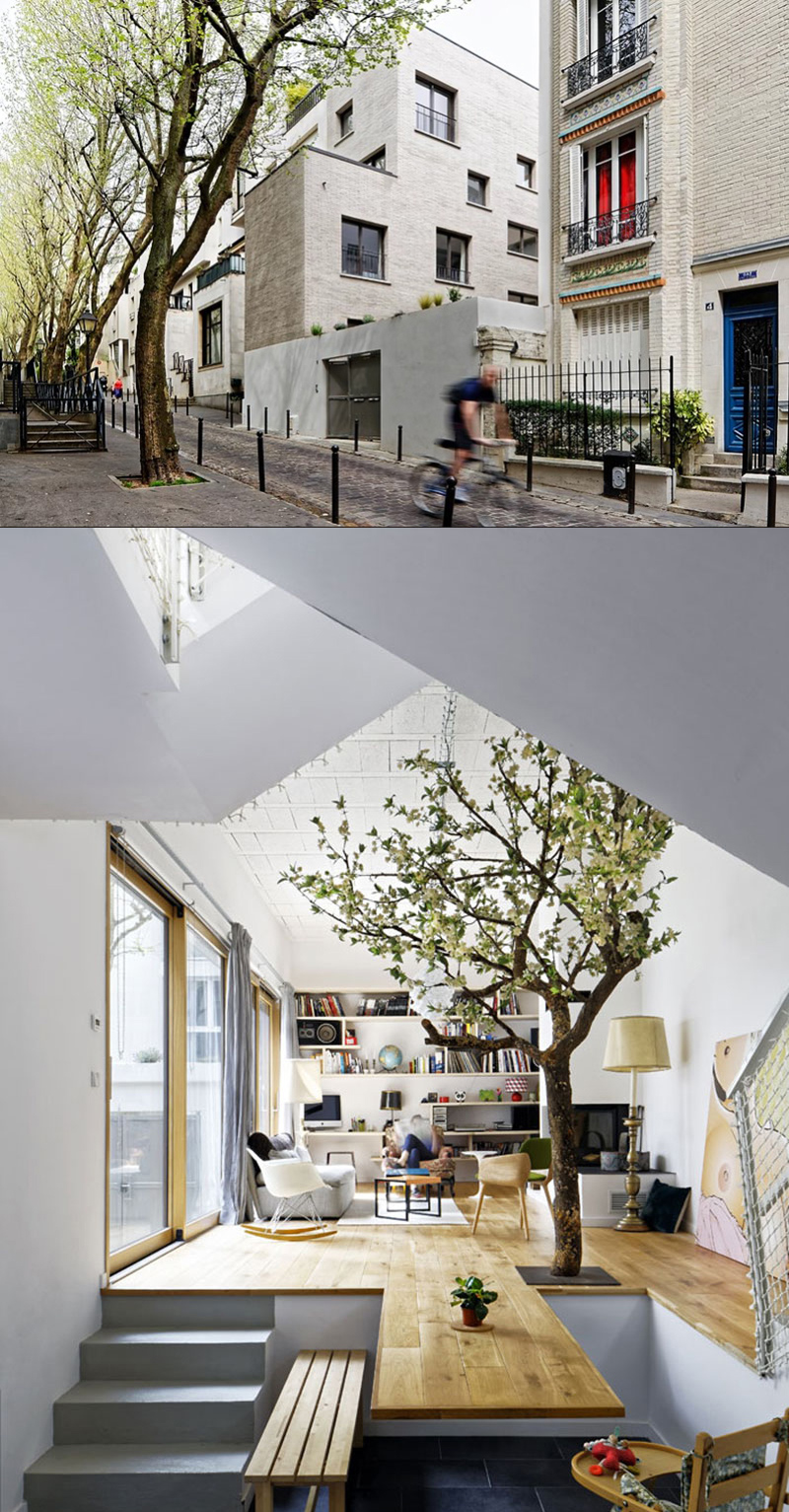 Paris Home Features Unique Flooring That Turns into a Table | Home ...