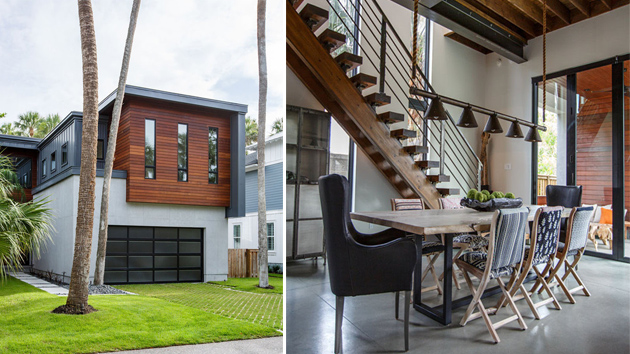 HoF Residence: A Contemporary Home with Interior Industrial Features ...